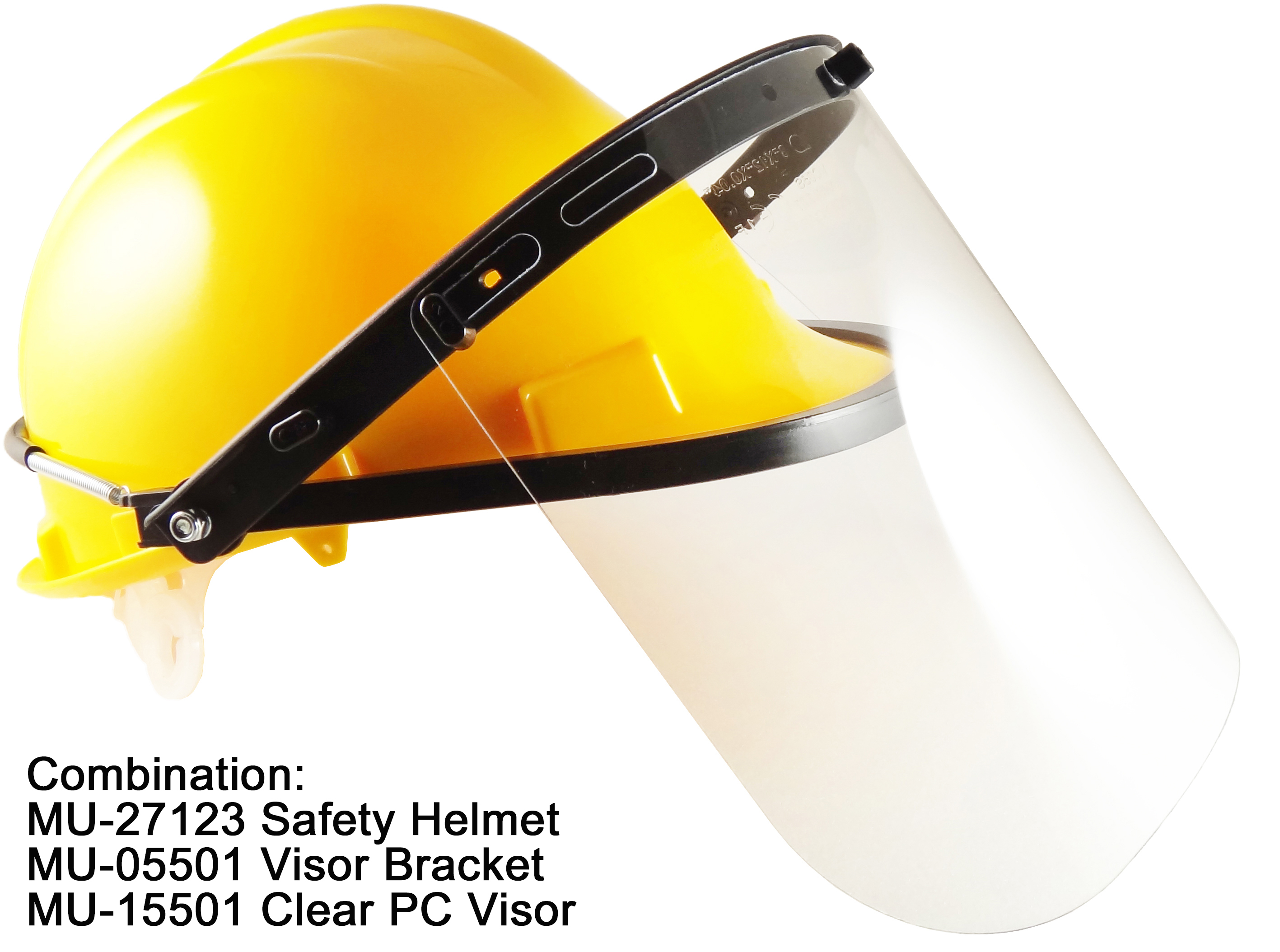 For general type safety helmets Visor Bracket | MUSSE-Safety Equipment