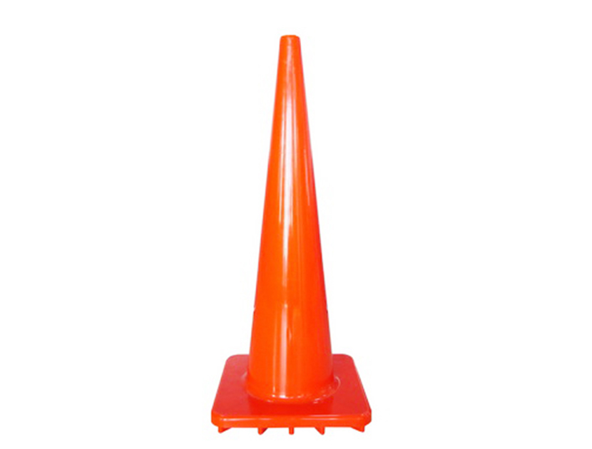 36 Inch (90 cm) Reflective Slim-Line PVC Traffic Cone – Durable ...