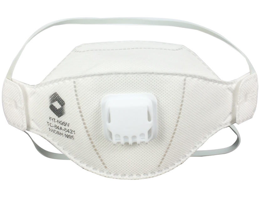 N95 Certified Flat Folding Mask With Exhalation Valve | MUSSE-Safety ...