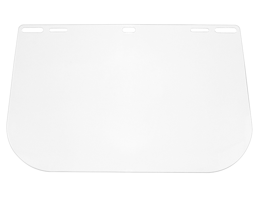 Transparent PC Visor 8" x 12" x 1.0mm, Visor de PC | MUSSE-Safety Equipment
