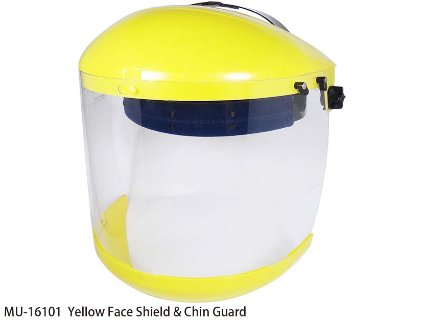 ABS Blue BrowGuard, Visor, Chin Guard | MUSSE-Safety Equipment