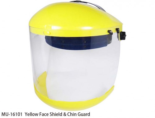 ABS Blue BrowGuard, Visor, Chin Guard | MUSSE-Safety Equipment